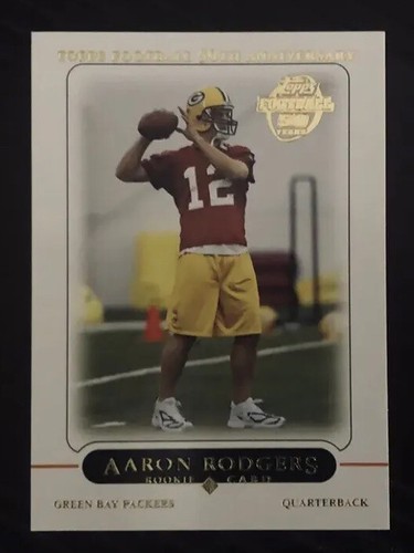 2005 Topps Football Aaron Rodgers Rookie Card #431 Green Bay Packers NY ...