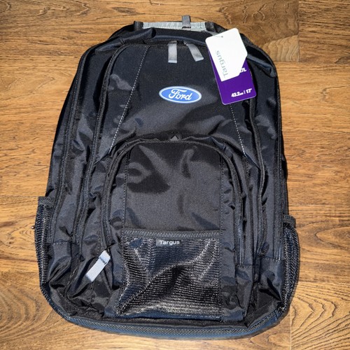 Travis Black Ford Laptop Backpack NWT Large Three Zippered Sections ...
