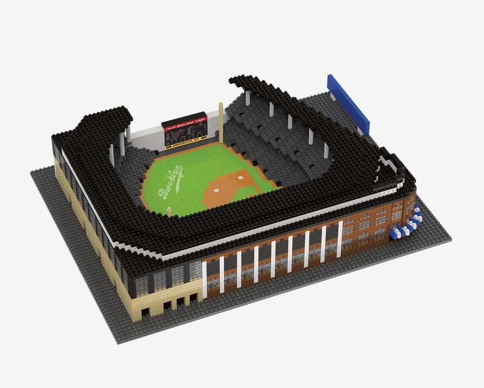 Brooklyn Dodgers Ebbets Field BRXLZ Stadium Building Block Set 3,045 ...