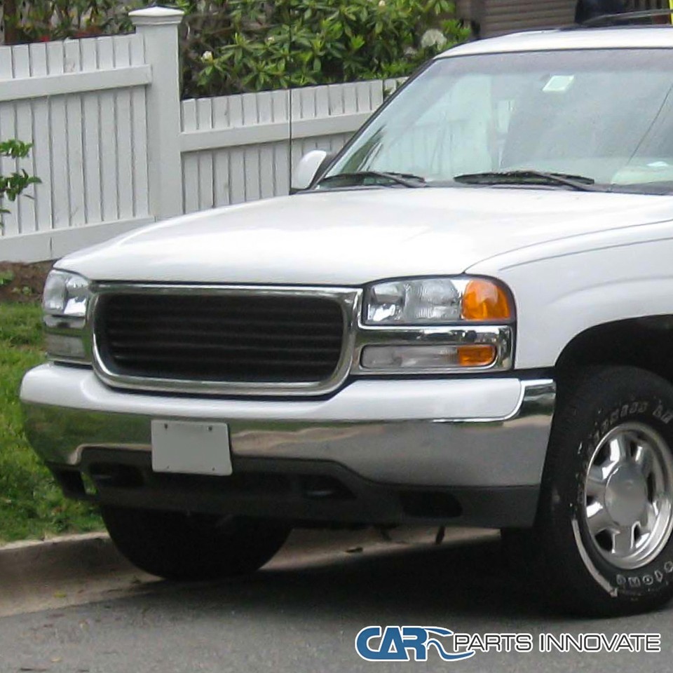 Fits 1999-2006 GMC Sierra Yukon XL 1500 2500 Clear Headlights+Bumper ...