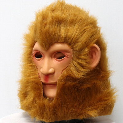 Monkey King Realistic Mask Party Latex Headgear Masquerade Cosplay ...