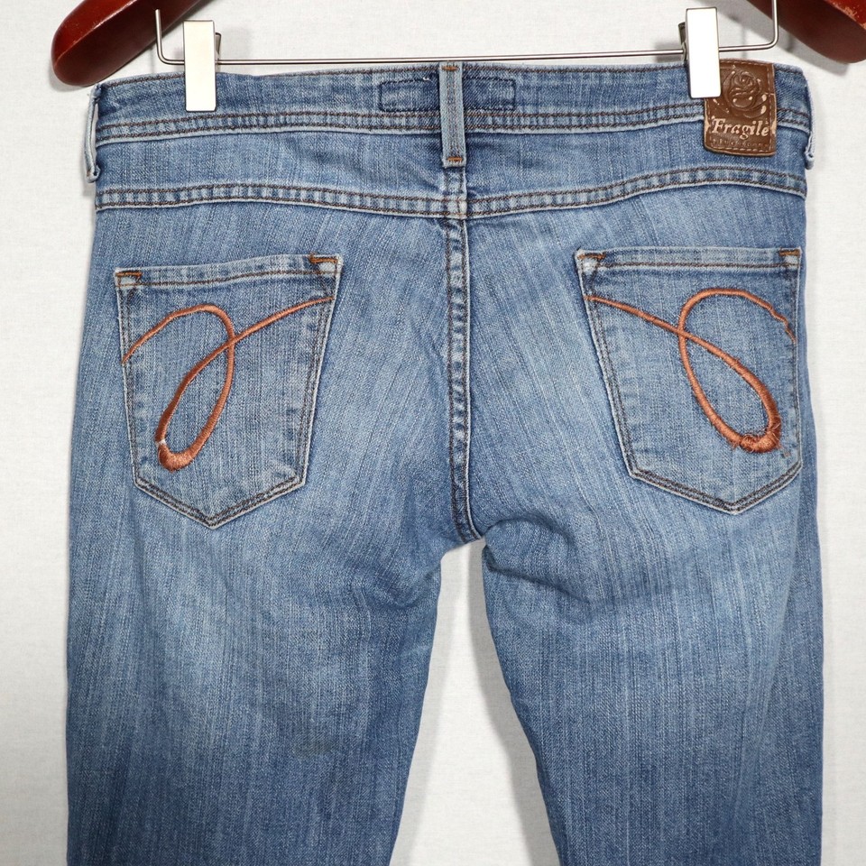 FRAGILE women’s blue jeans, s 5, tapered legs, medium wash, 30x30 | eBay