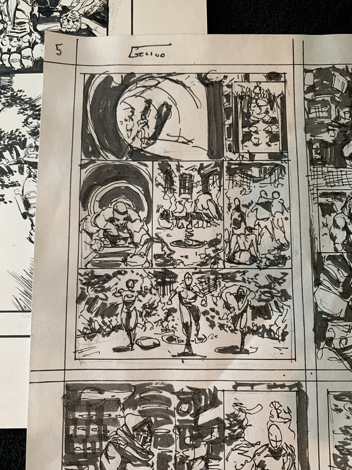 The Exiled Wesley Snipes Eskivo Issue 6 Page 5 Original Comic Art ...