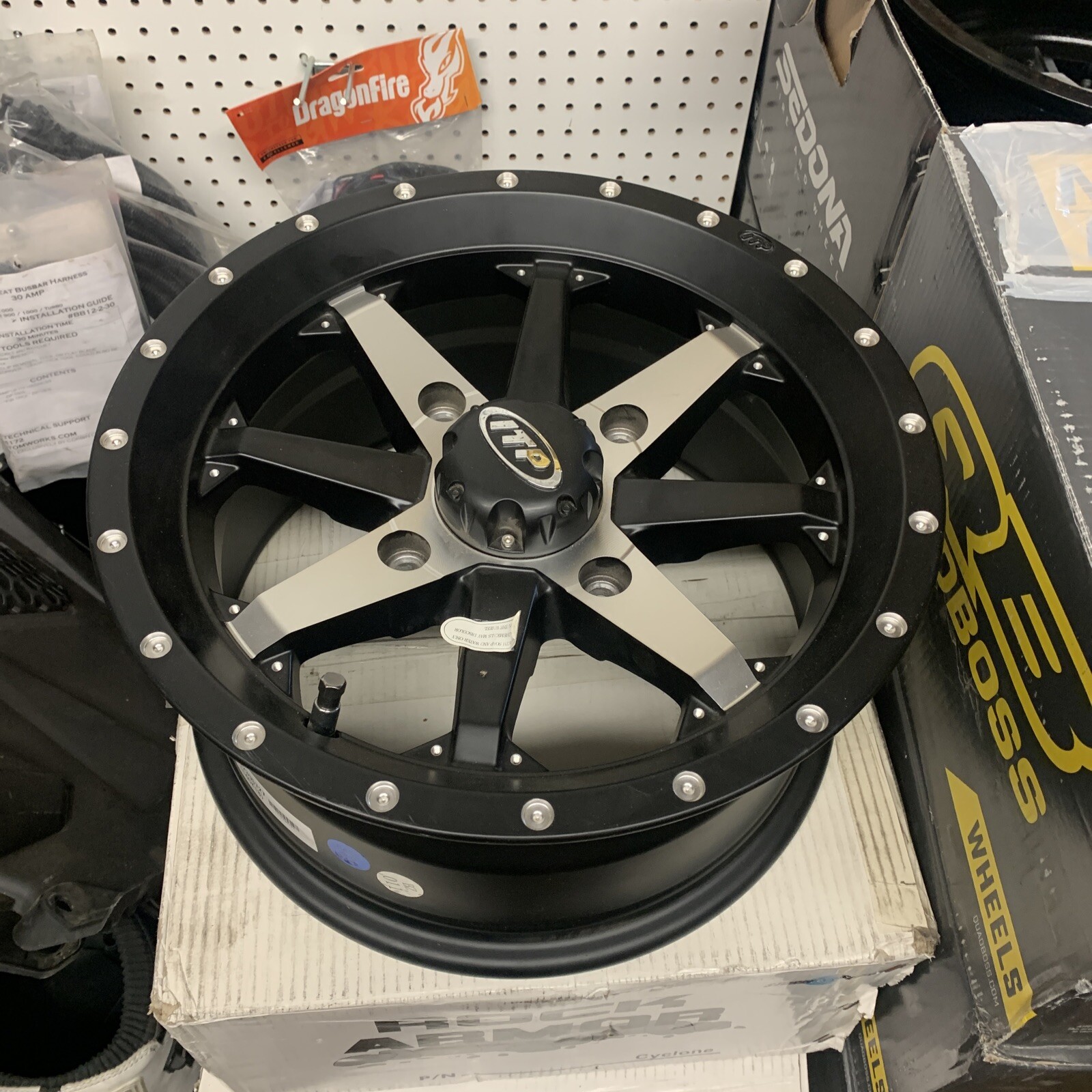 4 ATV/UTV Wheels Set 14in ITP Cyclone Matte Black 4/137 5+2 CAN | eBay