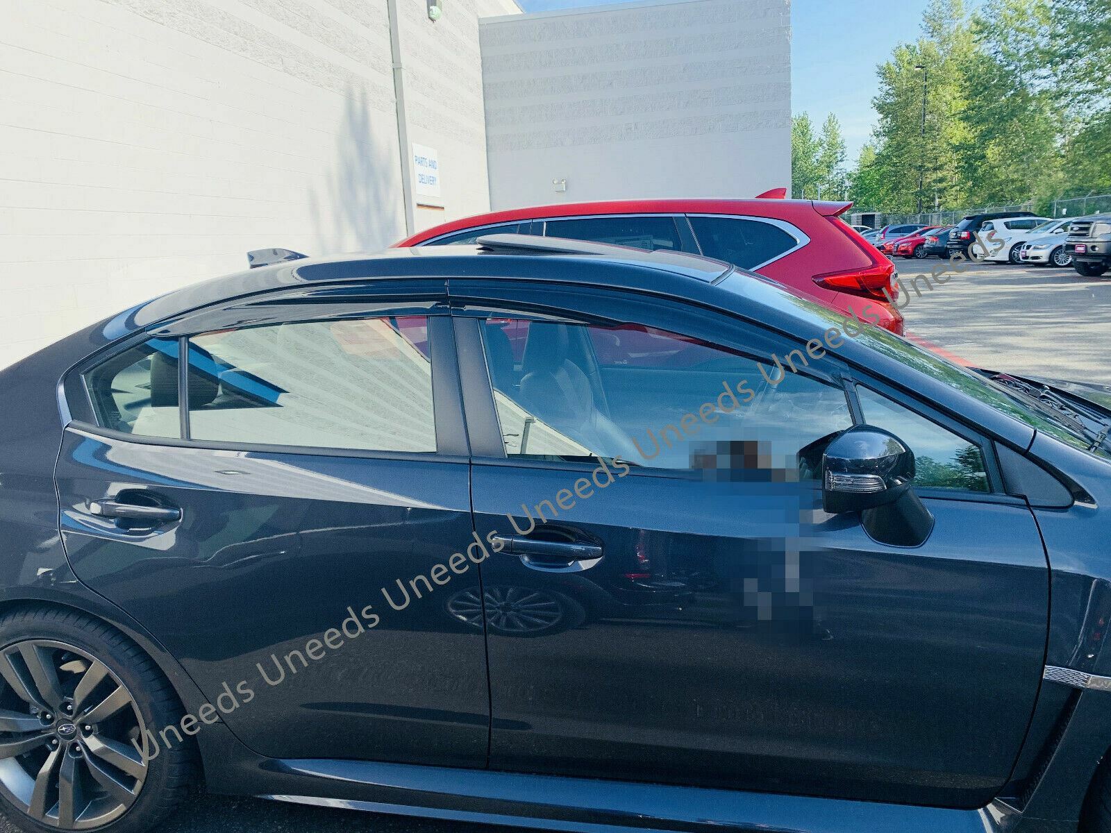 Fit 2012-2021 WRX STI sedan Impreza 3D JDM MUGEN STYLE WINDOW VISOR ...