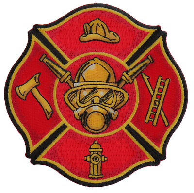 Fire Fighter Axe Ladder Hydrant Cap Patch- 4x4 inch - P4845 | eBay