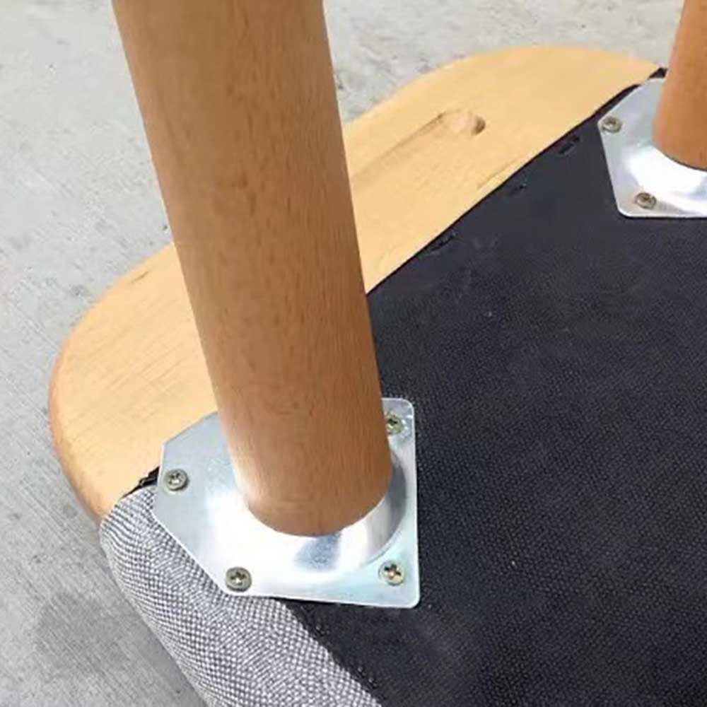 Connecting Galvanized Iron Mounting Plates Table Feet Set Legs Fixing ...