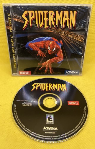 📦 SPIDER-MAN (Windows PC CD-ROM, 2001 w/Manual, Jewel Case, Marvel ...