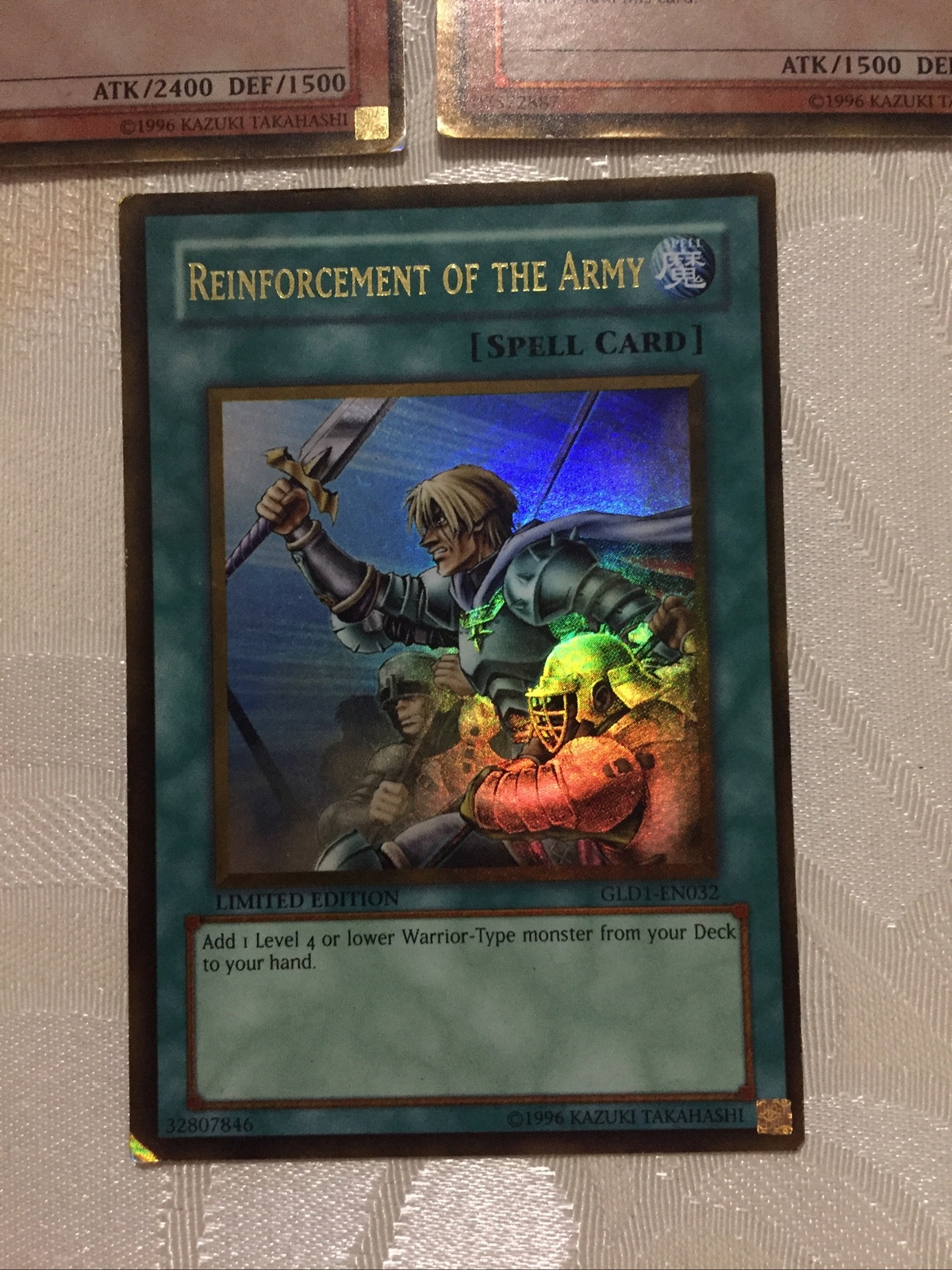 YuGiOh Gold Rare Lot Jinzo GLD1-EN003 Reinforcement Of The Army DD ...