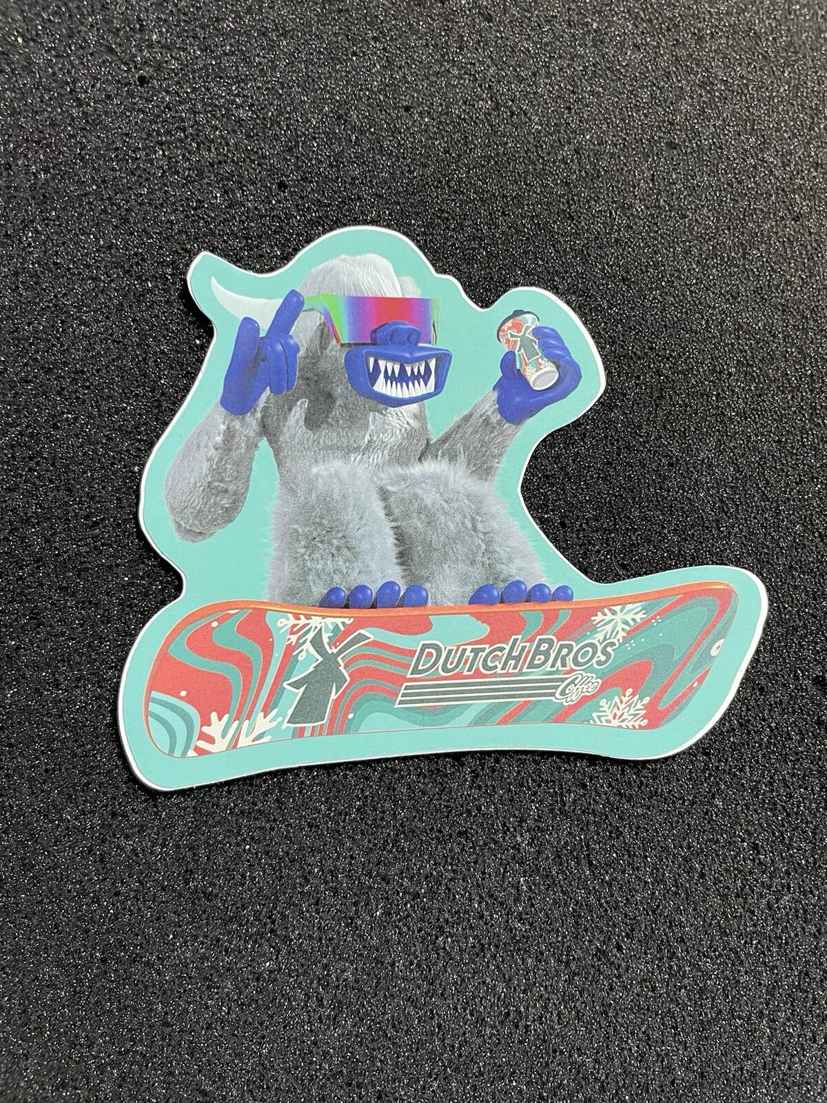 Dutch Bros Coffee Sticker December 2022 Christmas Holiday Yeti ...