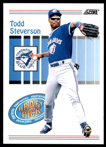 1993 Score Todd Steverson #496 Toronto Blue Jays - Draft Pick | eBay