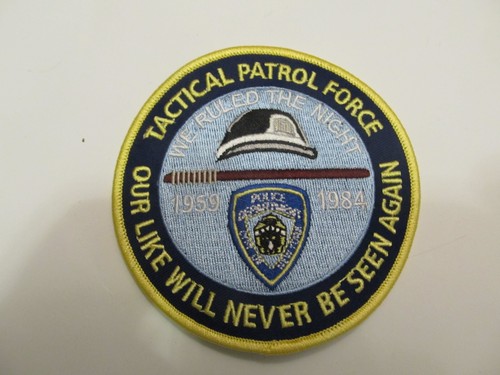 New York City Police Tactical Patrol Force Patch | eBay