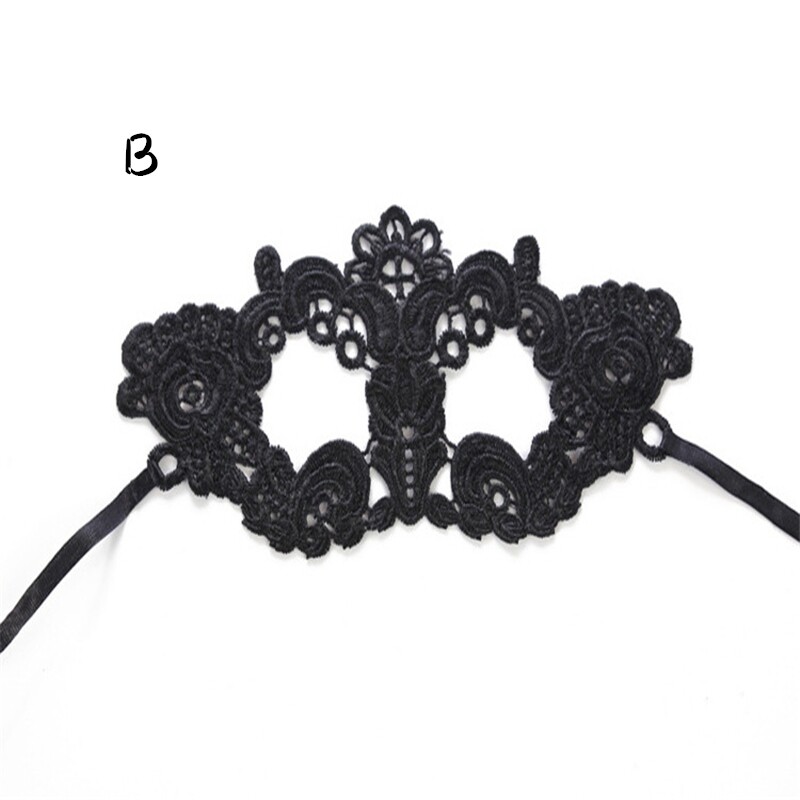 Black Lace Eye Mask Costume Ball Party Ladies Masquerade Ball Mask - Ho ...