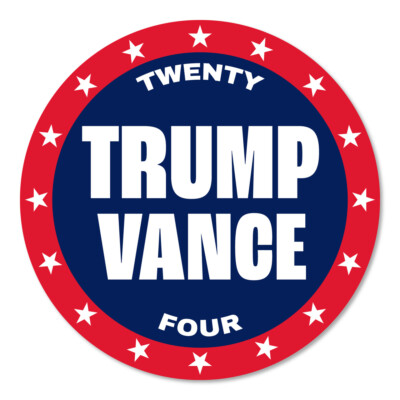 Trump / Vance 2024 Circle Magnet | eBay