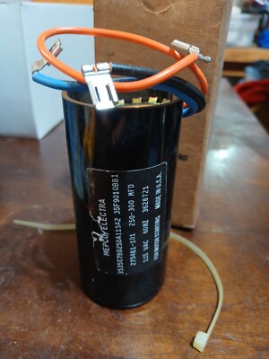 Mepco Electra Motor Starting Capacitor 250-300 MFD 115vac 275461-101 ...