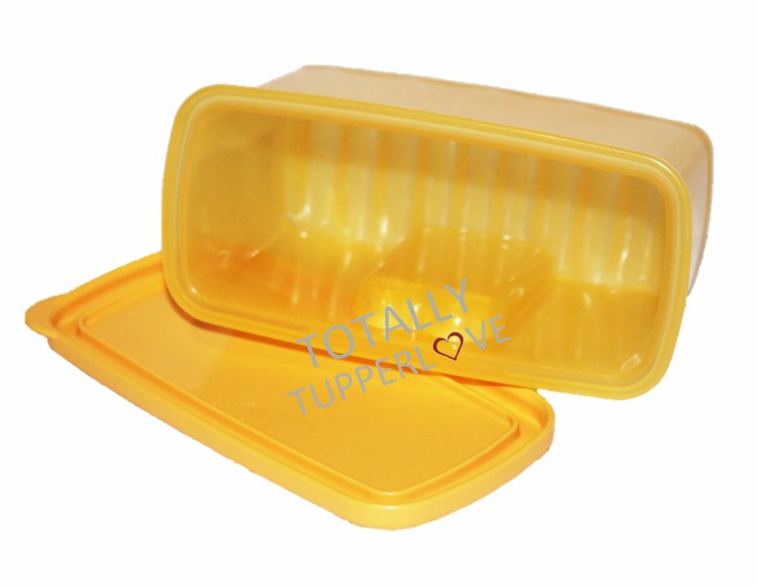 Tupperware FridgeSmart Mini Rectangle 12 oz. Vented Container Yellow ...