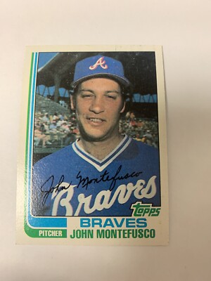 1982 Topps John Montefusco Atlanta Braves | eBay