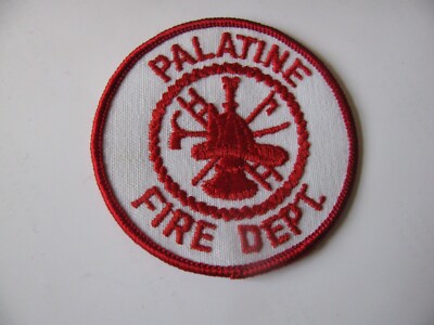 Palatine Illinois IL Fire Rescue EMT EMS Dept Patch Sew On 3” Free ...