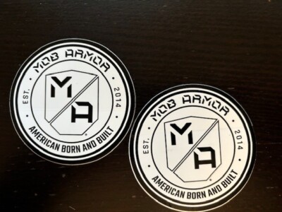 MOB ARMOR RACING DECALS ROUND 3" (authentic factory DECALS) 2PC SET | eBay