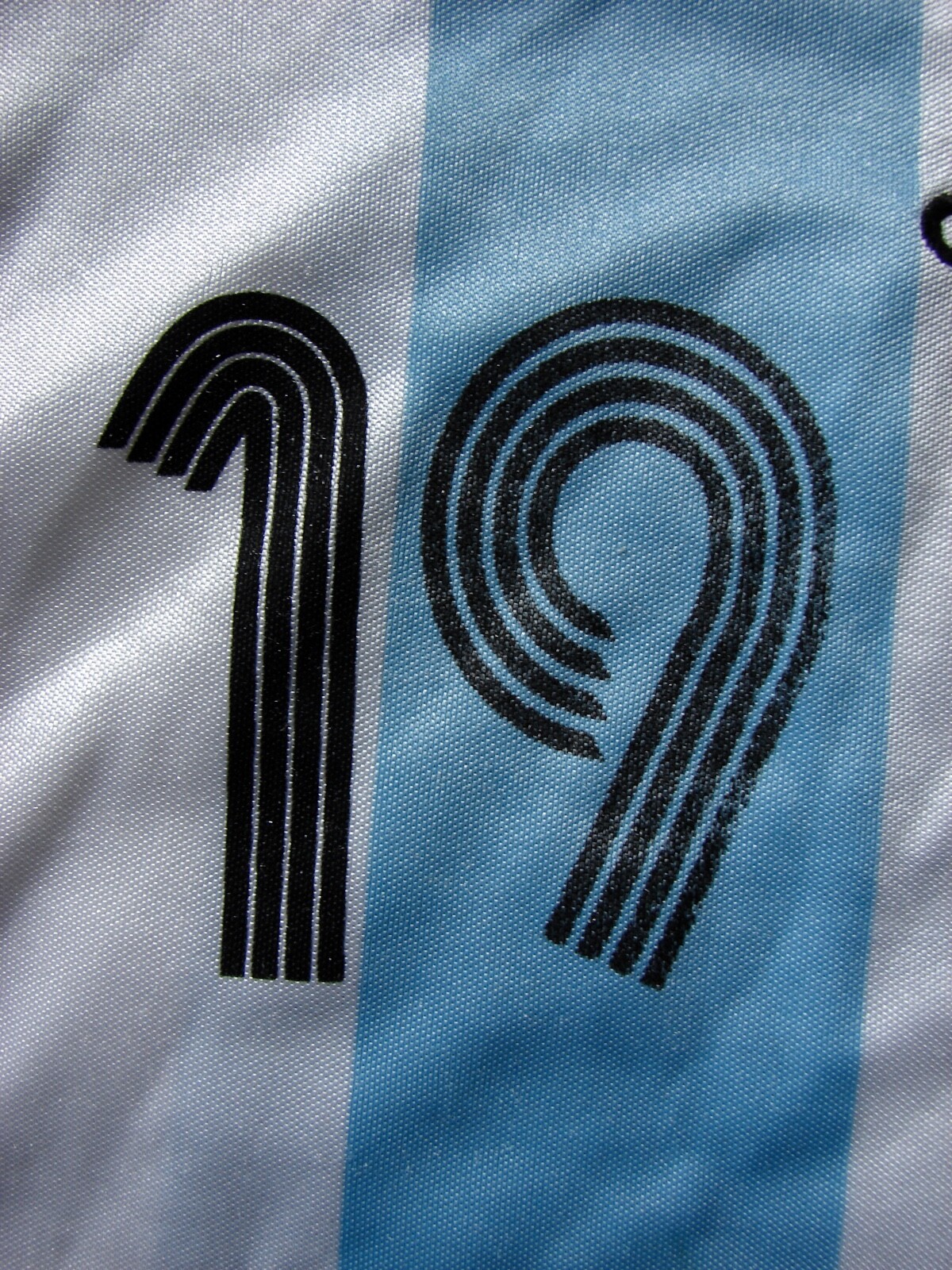 Adidas 2006-2008 World Cup Argentina Lionel Messi #19 Home Kit Jersey ...