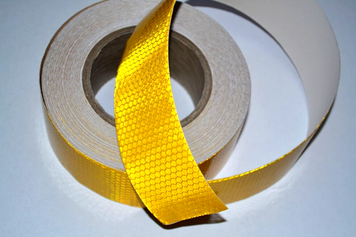 # 25 meters Yellow Reflective Tape Vinyl ECE104 Truck Lorry Trailer Van ...