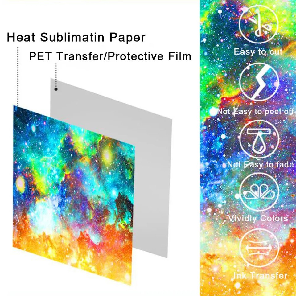 Starry Sky Infusible Ink Transfer Paper For Cut Heat Sublimation Film ...
