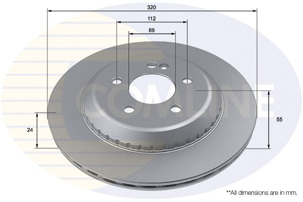 Fits Mercedes S-Class 2014-2017 2.1 PV Rear Brake Disc A2224200472 ...
