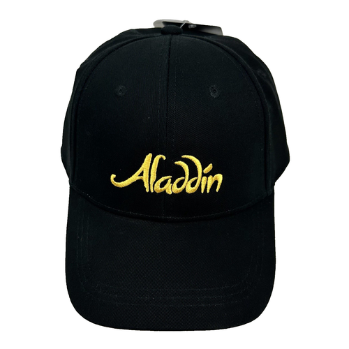 Disney Store Adult Black Yellow Embroidery Oh My Aladdin Genie Baseball ...
