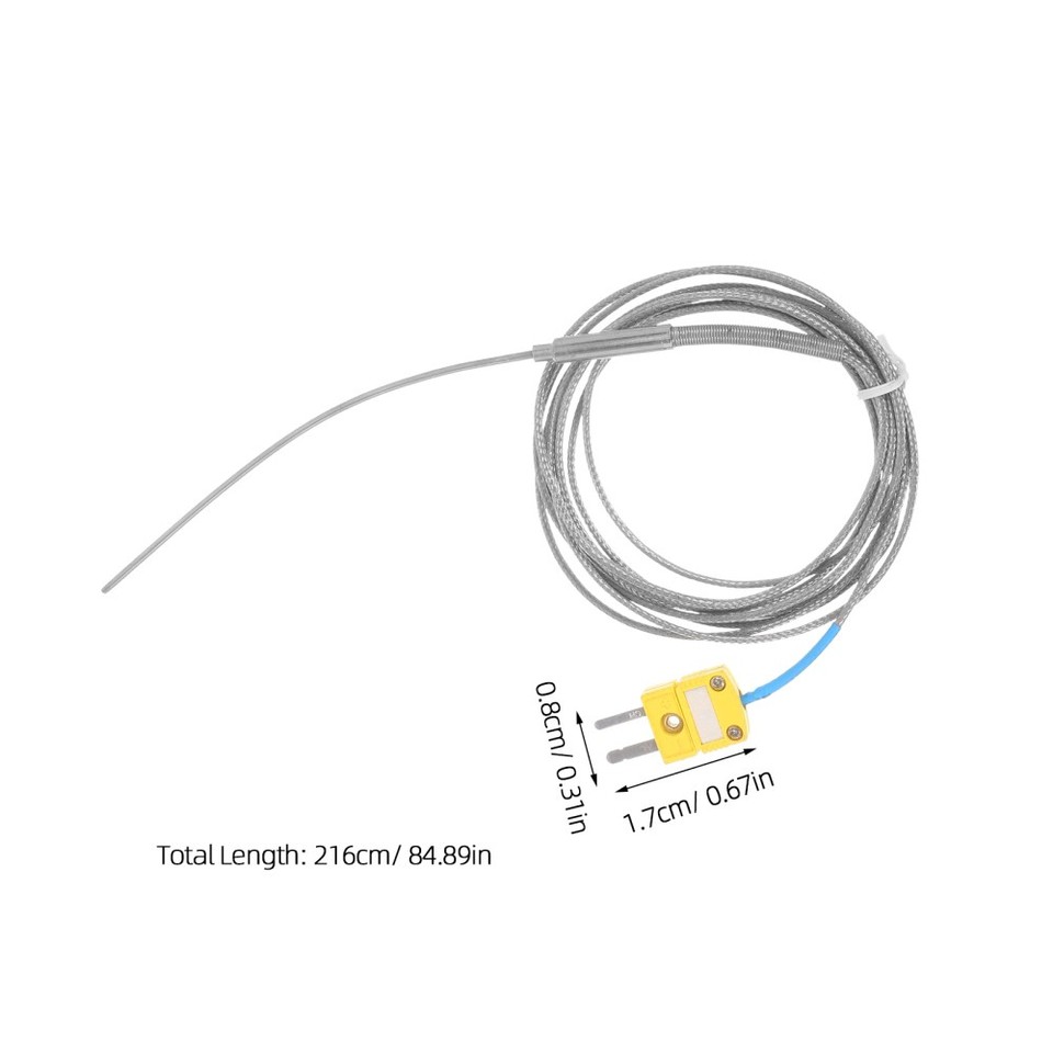 Micro Temperature Measuring Rod K Type Mini-connector Thermocouple ...