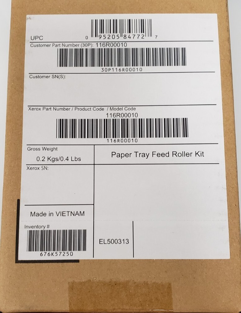 Xerox Paptray Feed Roller Kit VersaLink C500 for sale online | eBay