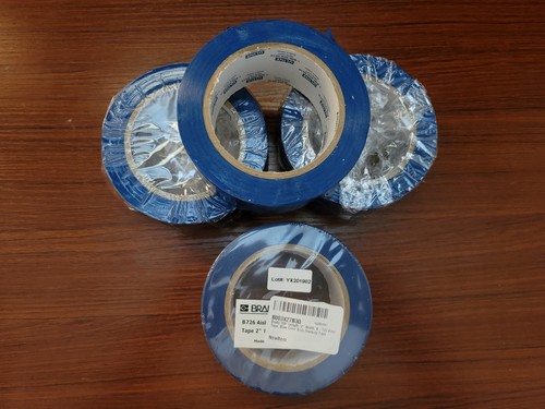Uline Vinyl Safety Boundary Marking Tape – 4 Rolls – Blue 2” - NEW | eBay