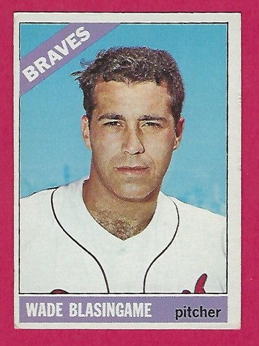 1966 Topps Wade Blasingame # 355 Atlanta Braves | eBay