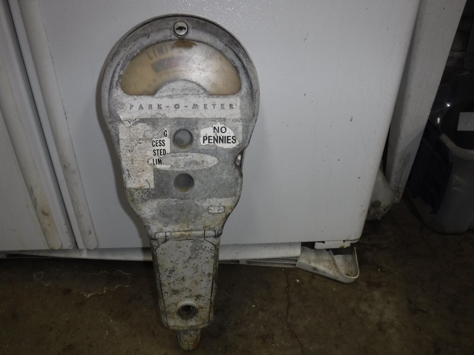 Vintage PARK-O-METER Coin 2 Hour Parking Meter Rockwell Mfg USA | eBay