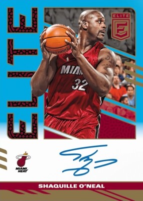 SHAQUILLE O'NEAL SUPER RARE 2021 Panini NBA DUNK ELITE SIGNATURE ...