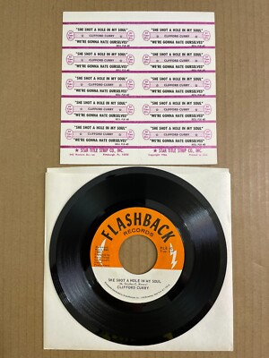 CLIFFORD CURRY She Shot A Hole In My Soul 45 Flashback FLB 40 NEW ...