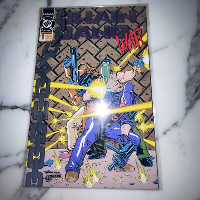 DC Comics Chain Gang War #1 July 1993 Embossed Cover NM Wagner Johnson ...