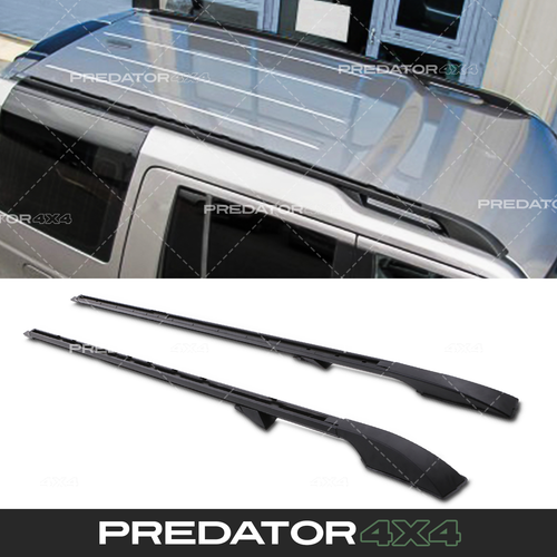 ROOF RAILS FOR LAND ROVER DISCOVERY 3 4 04-16 FULL LENGTH BLACK ...