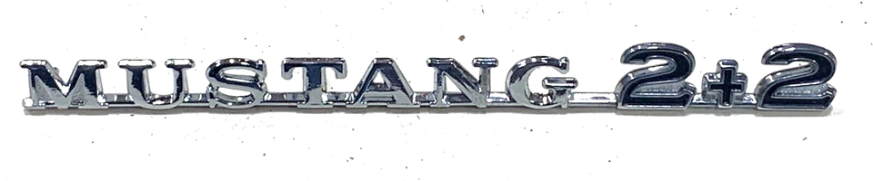 NOS 1964-1966 Mustang Fastback MUSTANG 2+2 Fender Emblem –C5ZZ-16098-C ...
