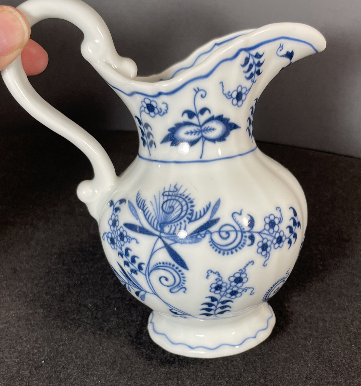 Blue Danube 12 oz Pitcher or Large Creamer Blue Onion Pattern Block ...