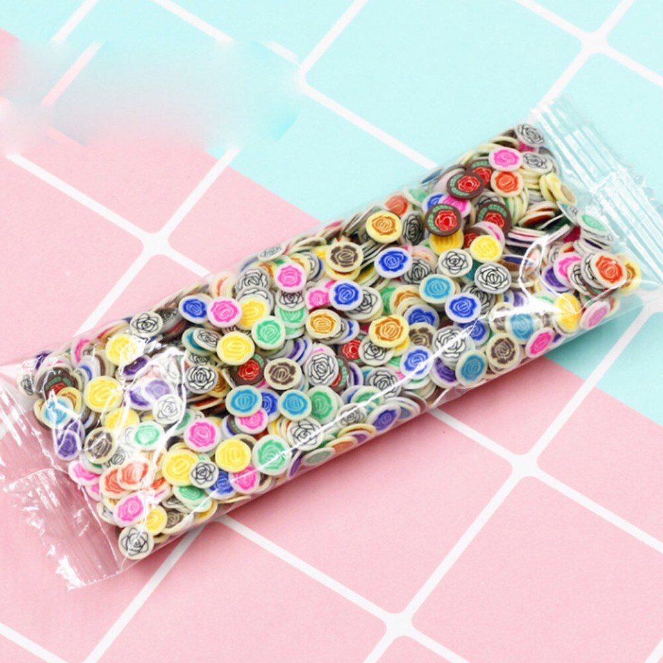 Mixed Fruit Nail Art Fimo Stickers Tips Decoration Polymer Clay Slice ...