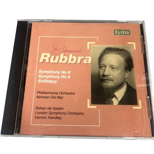 RUBBRA: SYMPHONY NO. 6; SYMPHONY NO. 8; SOLILOQUY - CD | eBay