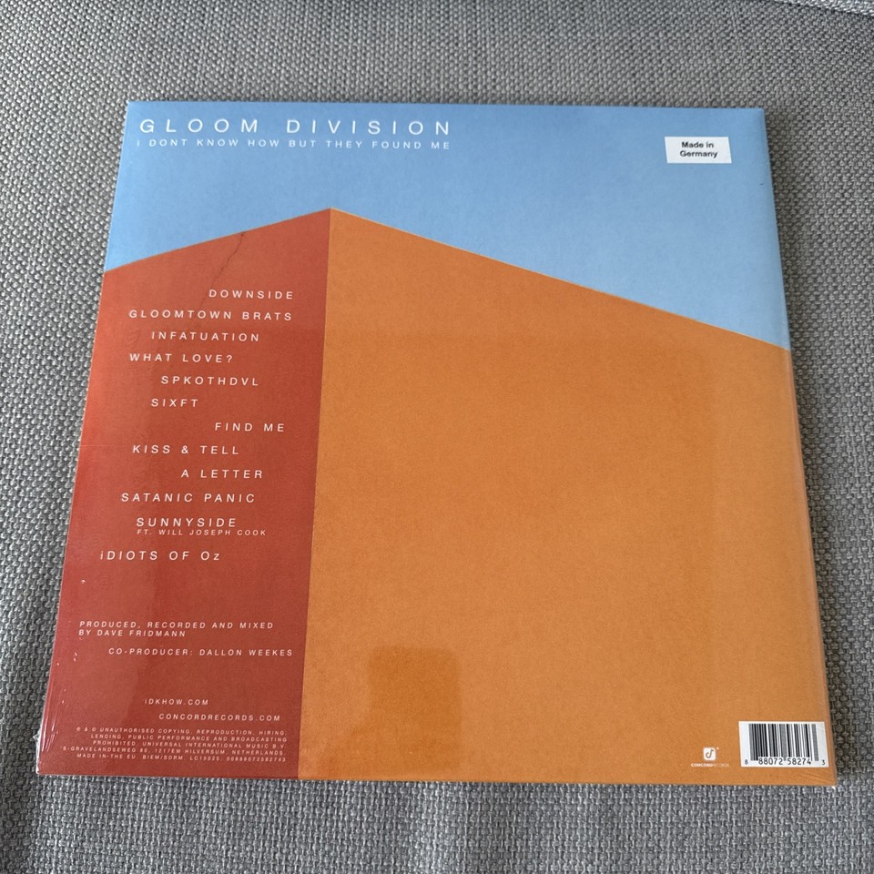 Gloom Division (Ltd. Edition) [VINYL] by I Dont Know How But They Found ...