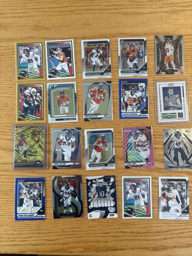 Denver Broncos Team Lot - 19 Cards with RCs, Numbered, Inserts ...