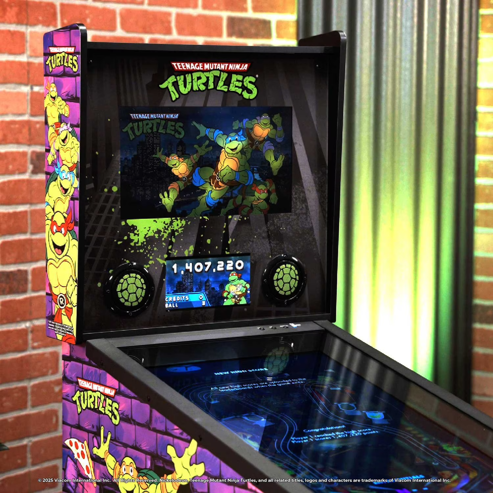 AtGames Legends Pinball TMNT Edition Arcade Machine w/ 3 Months ...