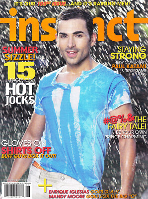 INSTINCT Magazine August 2007 Paul Katami Enrique Iglesias Martina ...