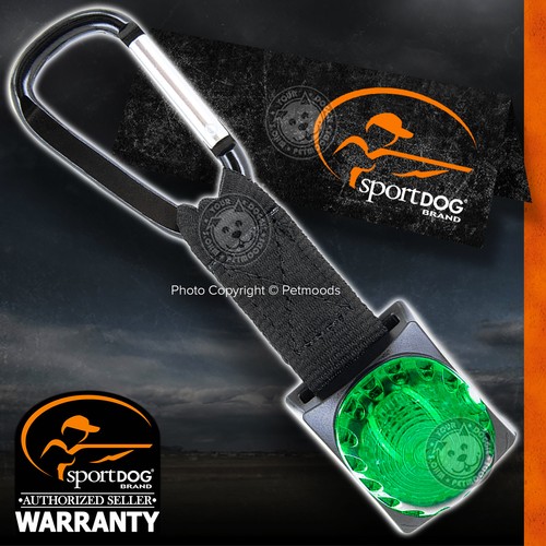 SportDOG Locator Safety Beacon Green Dog Collar Light Walking Hunting ...