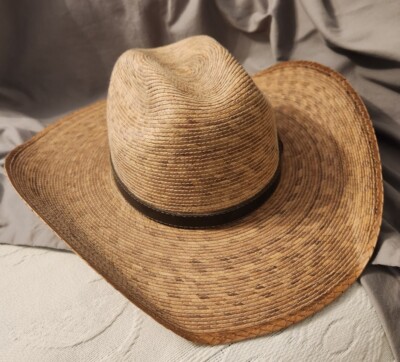 Palma Natural Western Cowboy Hat 24/7 by 7-Eleven Life Hand Crafted ...