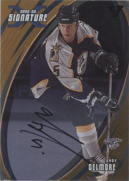 2002-03 In the Game Be A Player Signature Series - Andy Delmore #070 ...