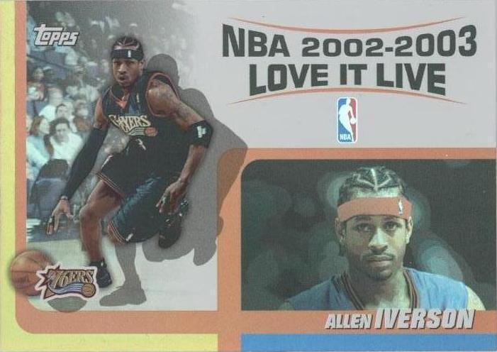 2003-04 Topps - Love It Live Allen Iverson #LL-AI for sale online | eBay