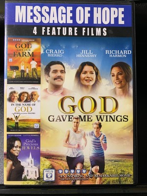 MESSAGE OF HOPE * DVD * 4 Feature Films * God Gave Me Wings * God Save ...